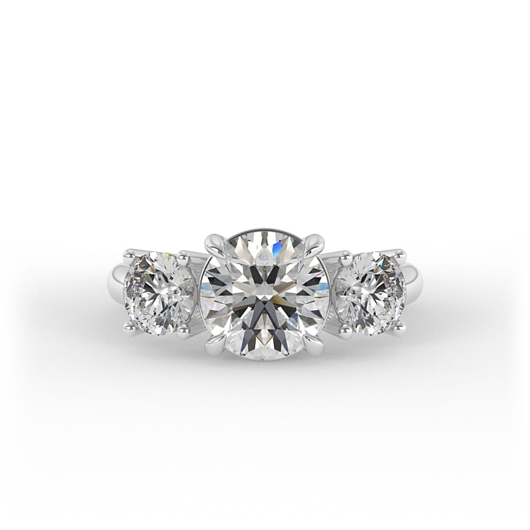 Ivy 3 - Stone Set Lab Grown Engagement Ring – WONDER JEWELERS