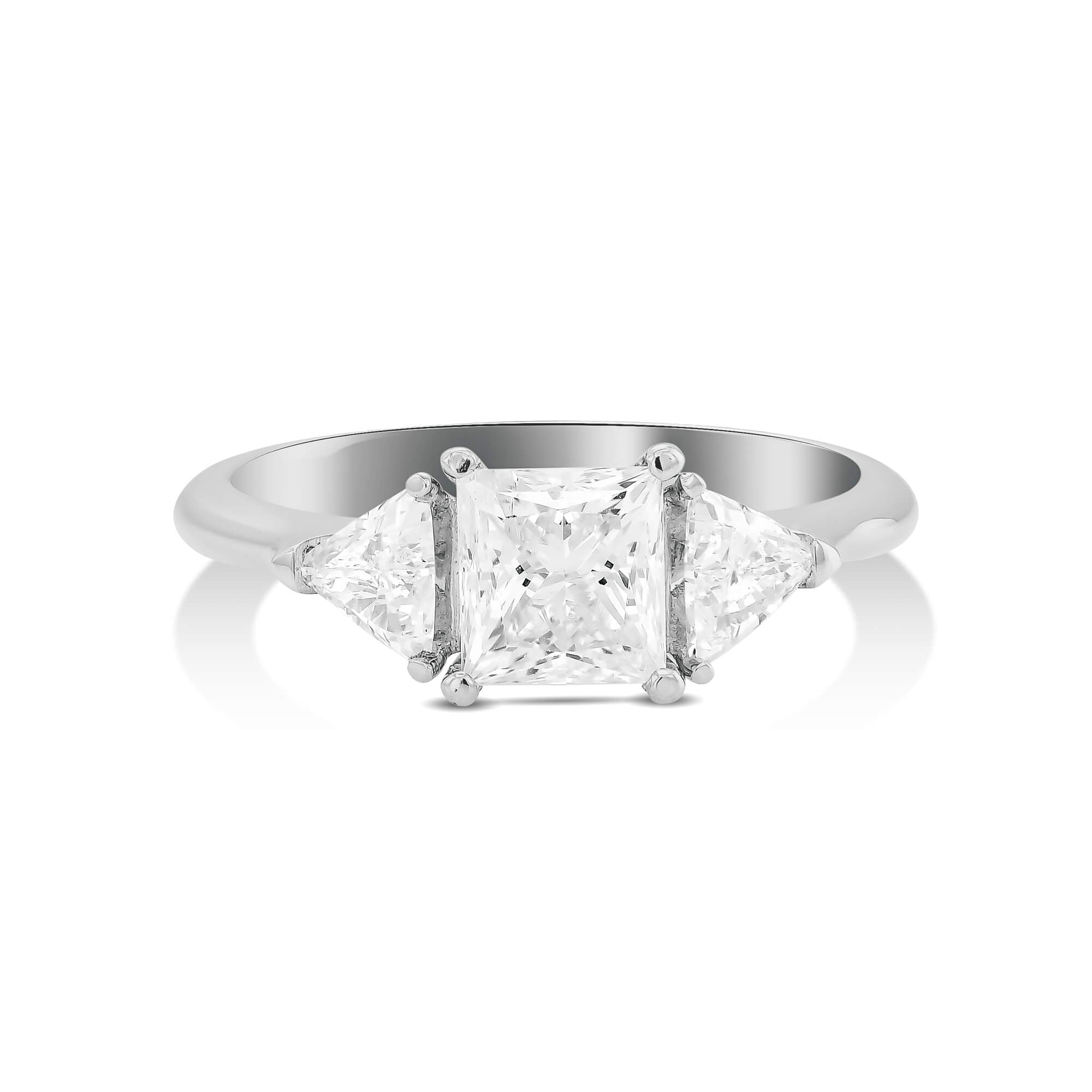 Christina Princess 3-Stone Engagement Ring – WONDER JEWELERS